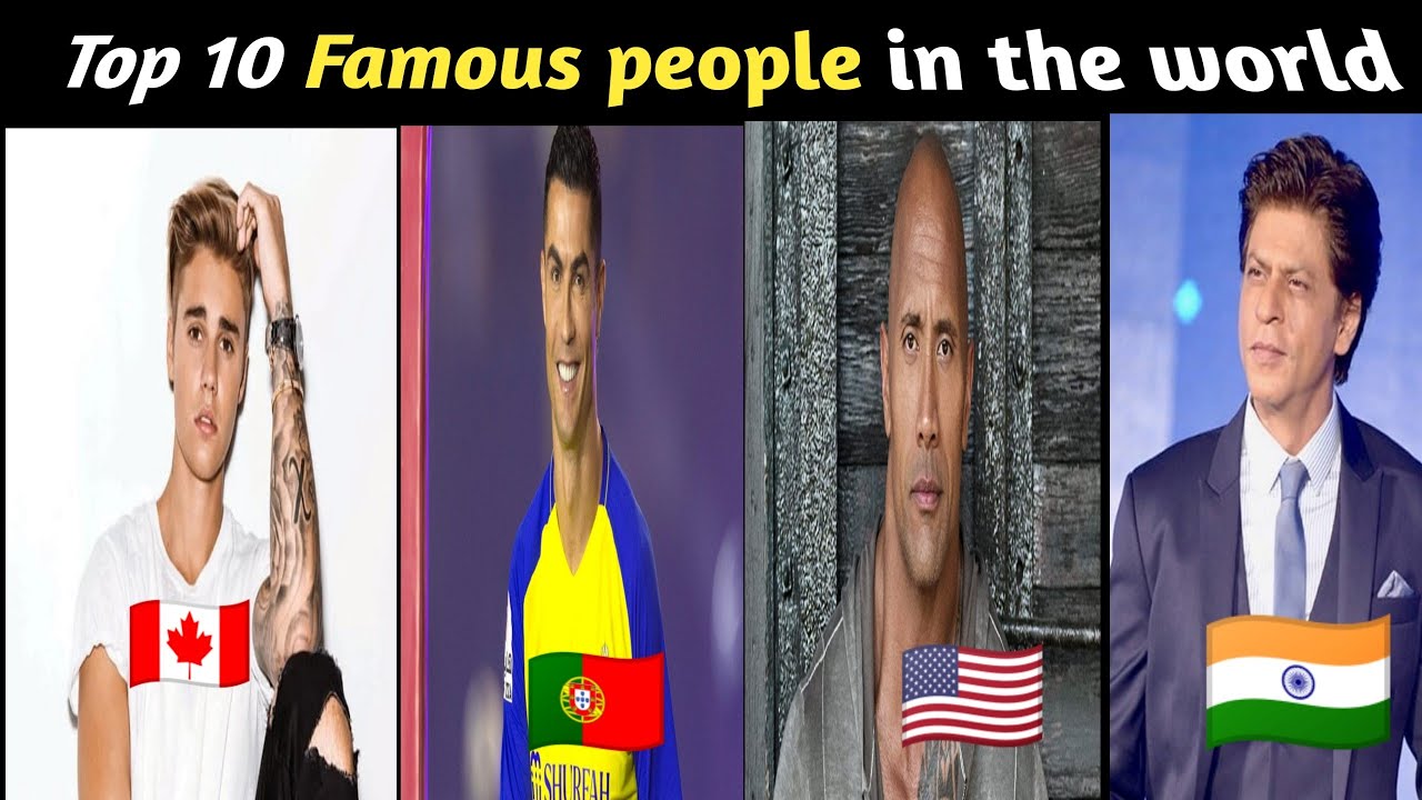Top 10 famous people in the world #2023 Top 10 famous people in the ...