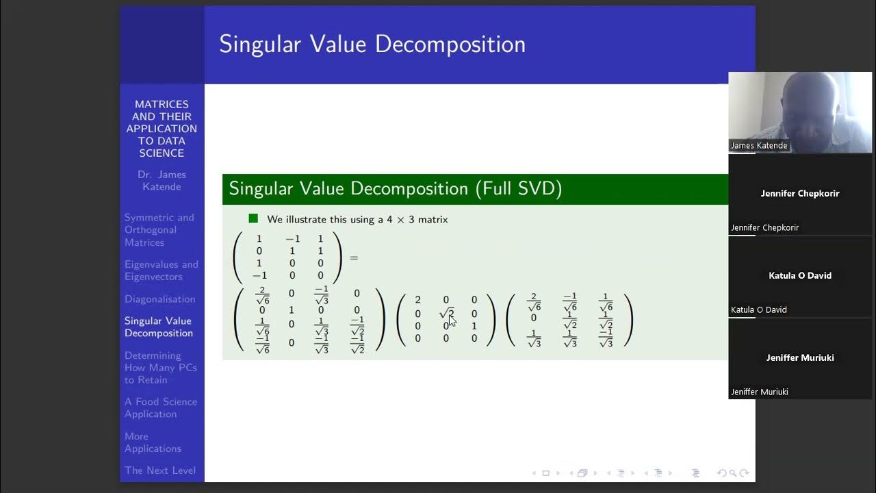 Matrices, Image Compression with SVD, Visualisation wit PCA using R - YouTube