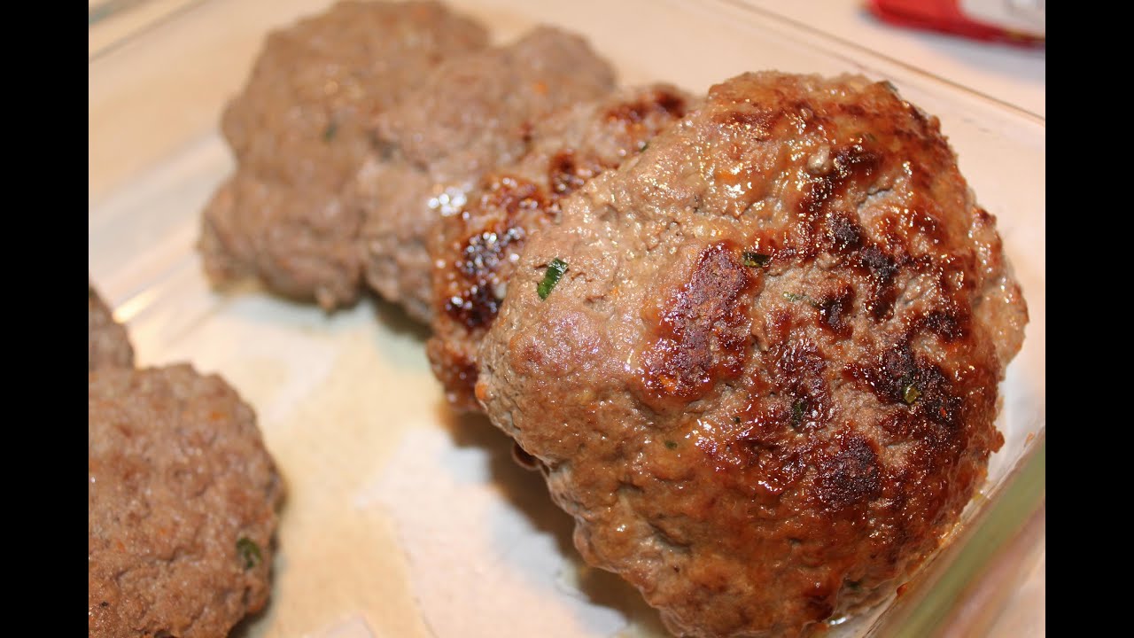 Beef Patty GalBi aka Tteok GalBi - YouTube