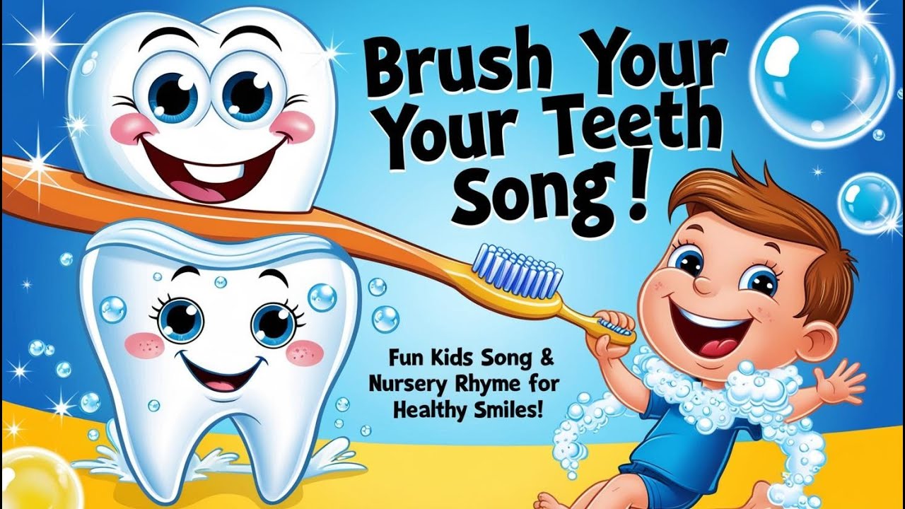Brush Your Teeth Song! 🦷🎶 | Fun Kids Song & Nursery Rhyme for Healthy ...