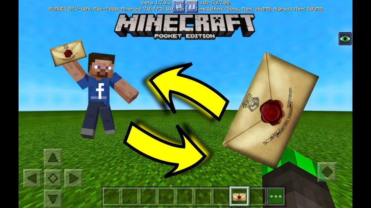 MCPE working 🖅 LETTER 🖅 in Minecraft PE 1.7?! Commad block Tutorial ...