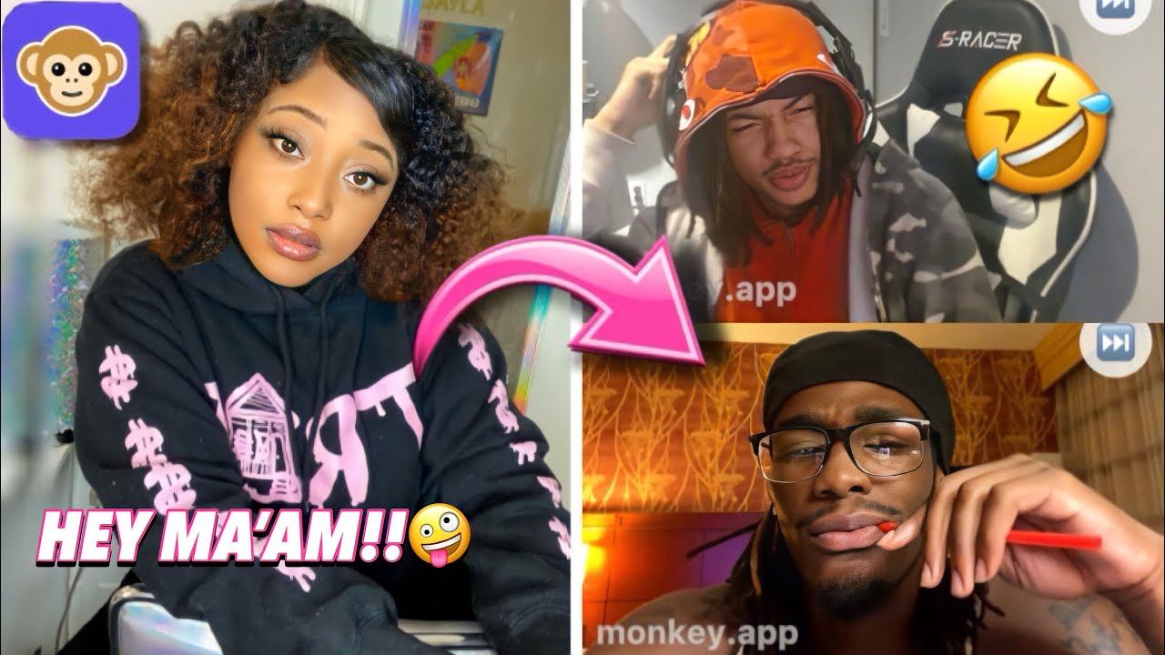 CALLING ALL THE BOYS ON THE MONKEY APP “MA’ AM” TO GET THEIR REACTION ...