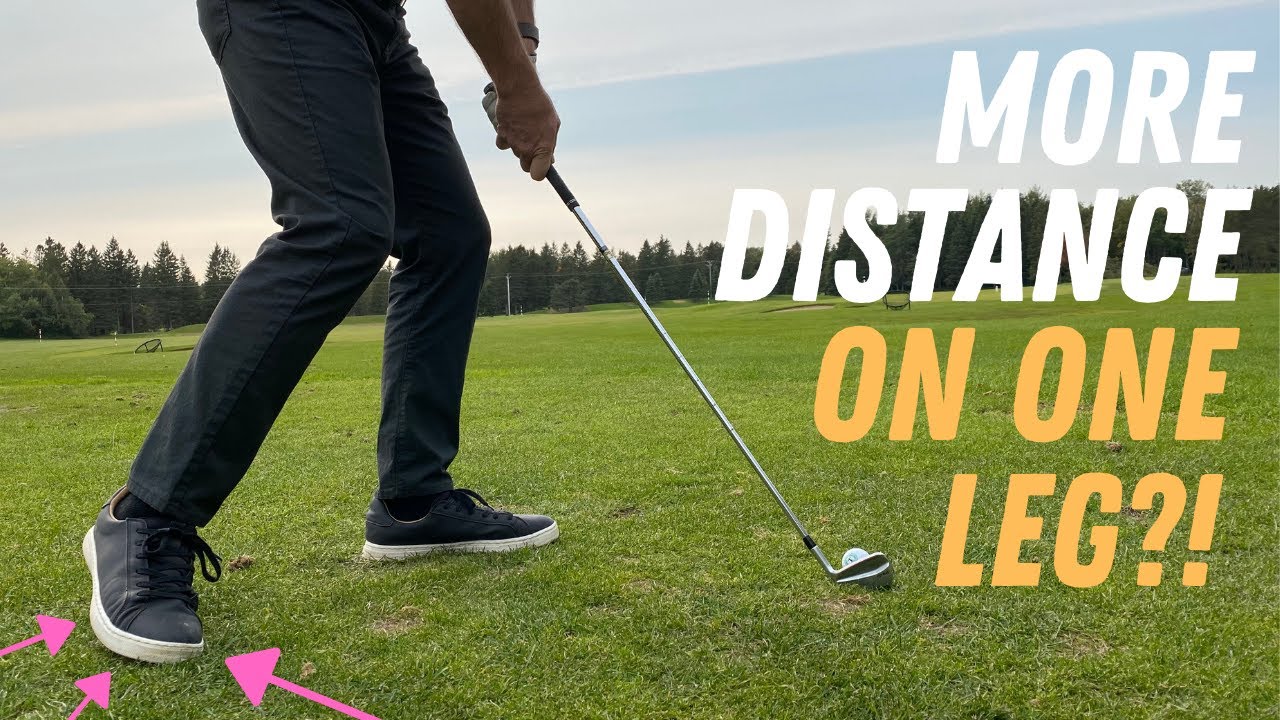 CRUSH YOUR GOLF SHOTS WITH THIS ONE LEG DRILL!💪NO SWAY👍NO OVER THE TOP👌 ...