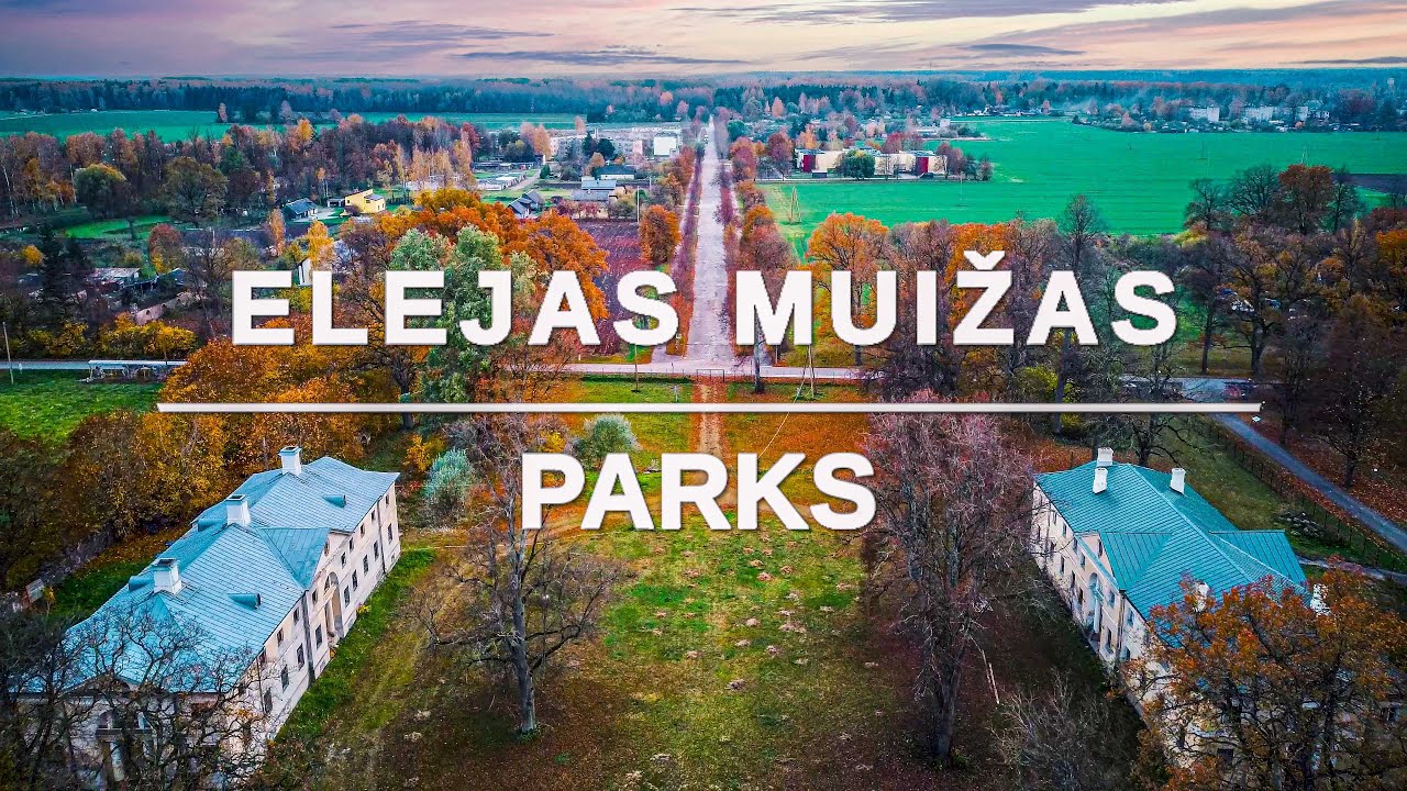 Elejas muižas parks - YouTube