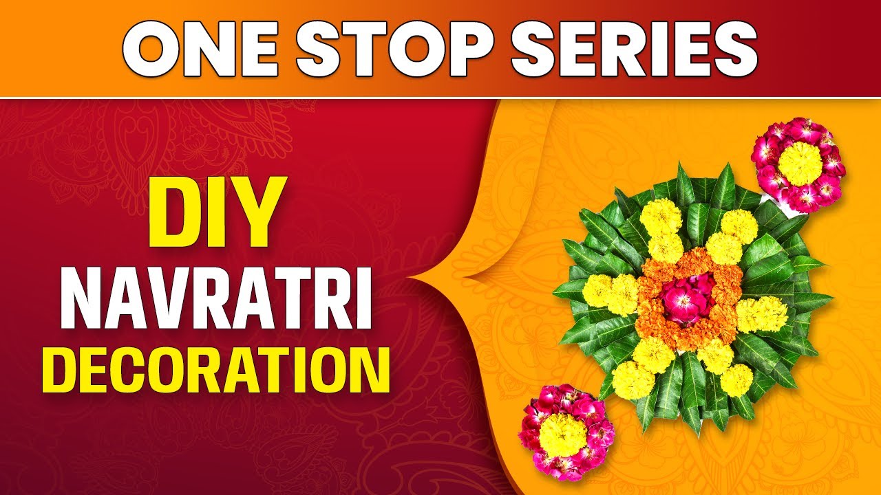 DIY Navratri Decoration Ideas | Amazing Eco Friendly Decoration for ...