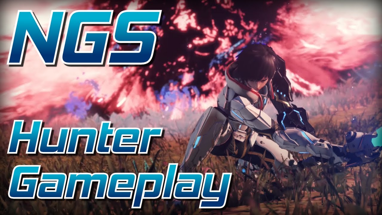 PSO2 NGS - Sword Hunter Gameplay - YouTube