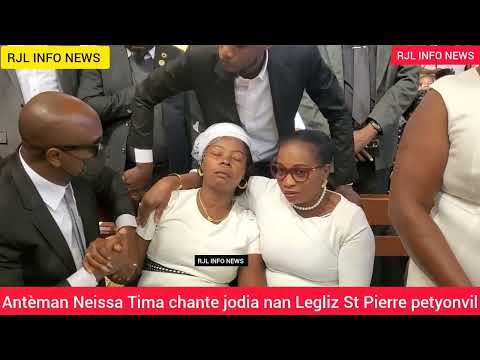 Antèman Neïssa TIMA chante jodia nan legliz St Pierre PV manman AK papa Neïssa wè lavi fini pou yo !