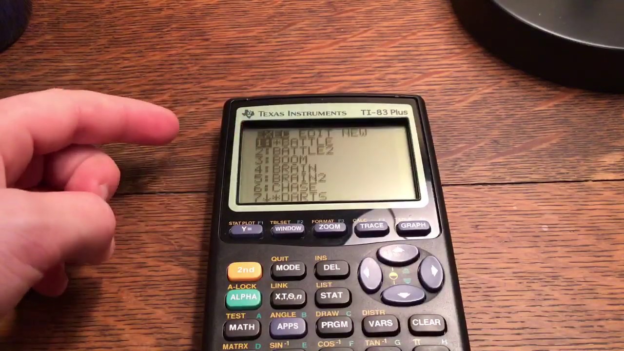 Chasing game on a Graphing Calculator - YouTube