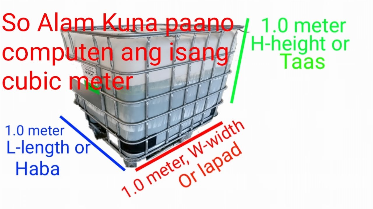 Paano Computen Ang Cubic Meter Or How To Calculate Cubic Meter YouTube Paano Computen Ang Cubic Meter Or How To Calculate Cubic Meter YouTube