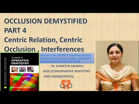 Dental Occlusion 4 Centric occlusion ,Centric relation and ...