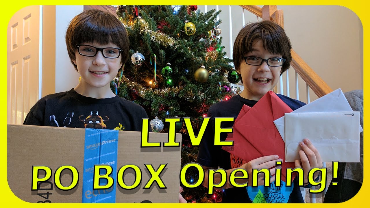 📮 PO BOX Opening Live Stream! 📨 - YouTube