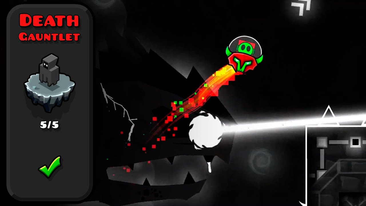 DEATH GAUNTLET 100% (ALL COINS) - Geometry Dash 2.2 - YouTube