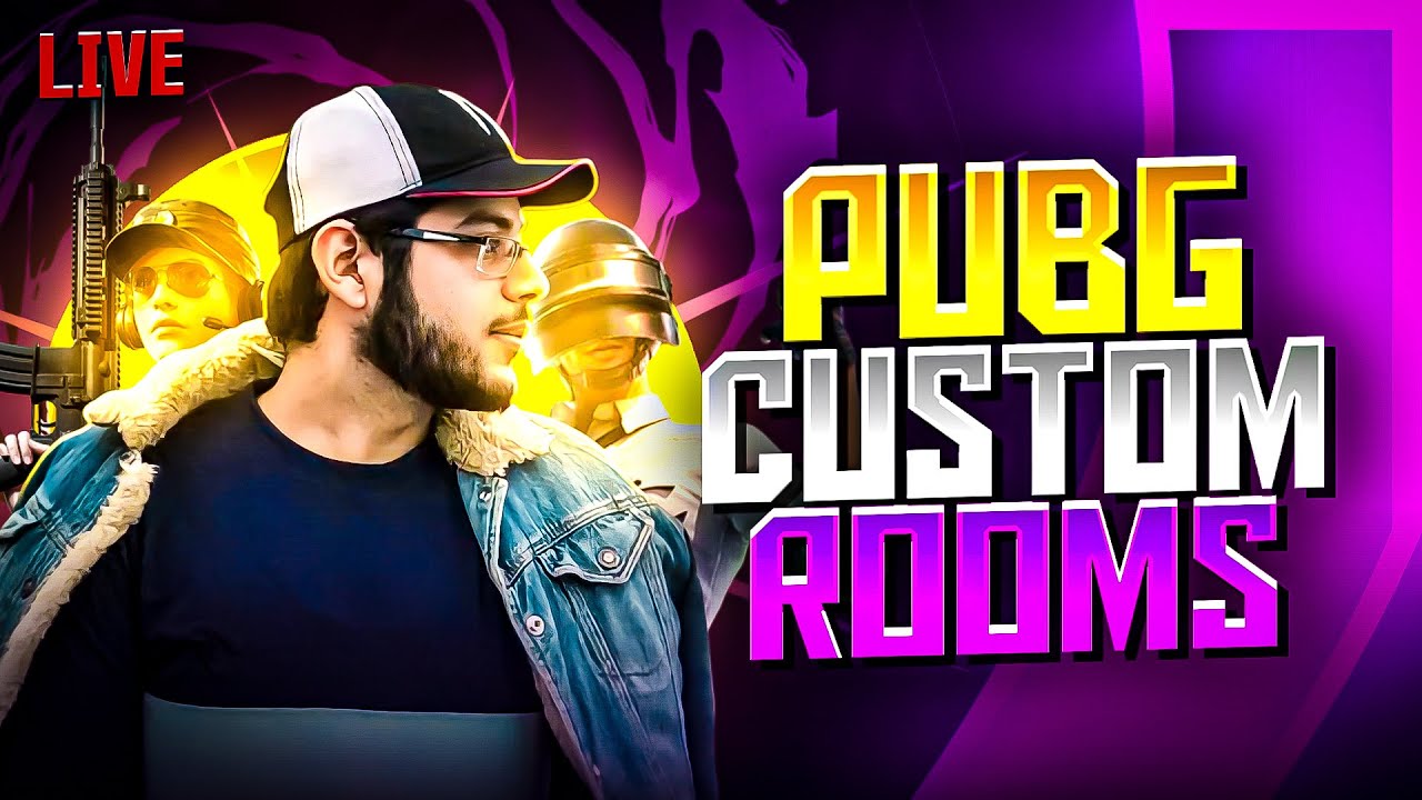 PUBG MOBILE CUSTOM ROOMS | LIVE - YouTube