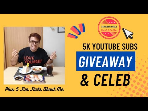 GCASH for SUBSCRIBERS | 5K CELEB AND GIVEAWAY | FUN FACTS ABOUT ME ...