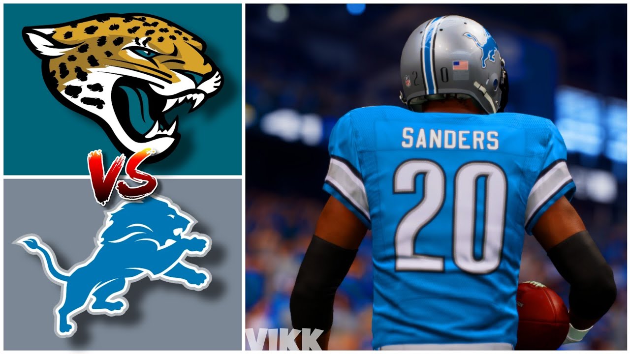 Jaguars vs Lions Simulation (Madden 24 Legends Roster) - YouTube