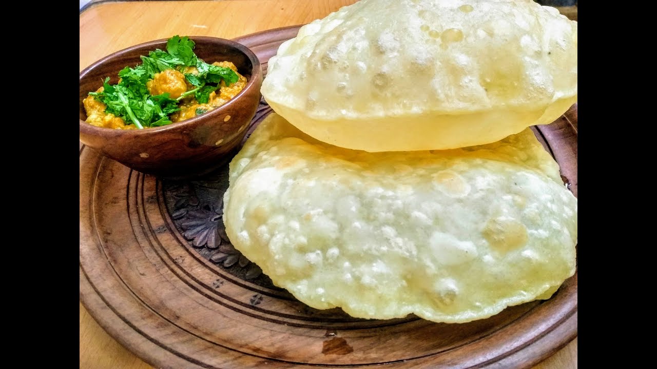 How to make chola poori in Tamil| batura - YouTube