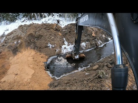 Small Culvert Pipe And Topsoil - YouTube