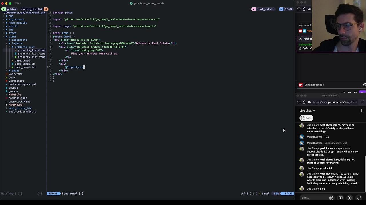 Go + Templ + AI (Claude) - YouTube