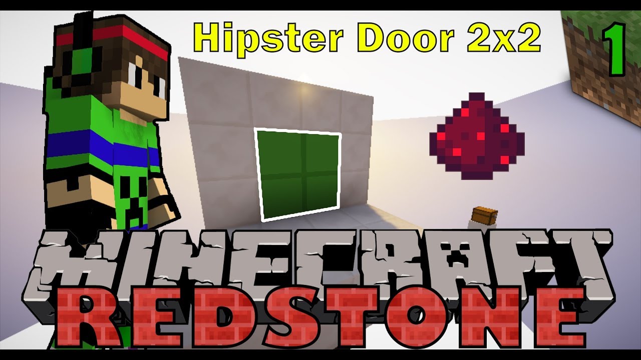 [Destroyer Creeper Bomb Gaming] Minecraft Redstone #1 - Door Hispter ...