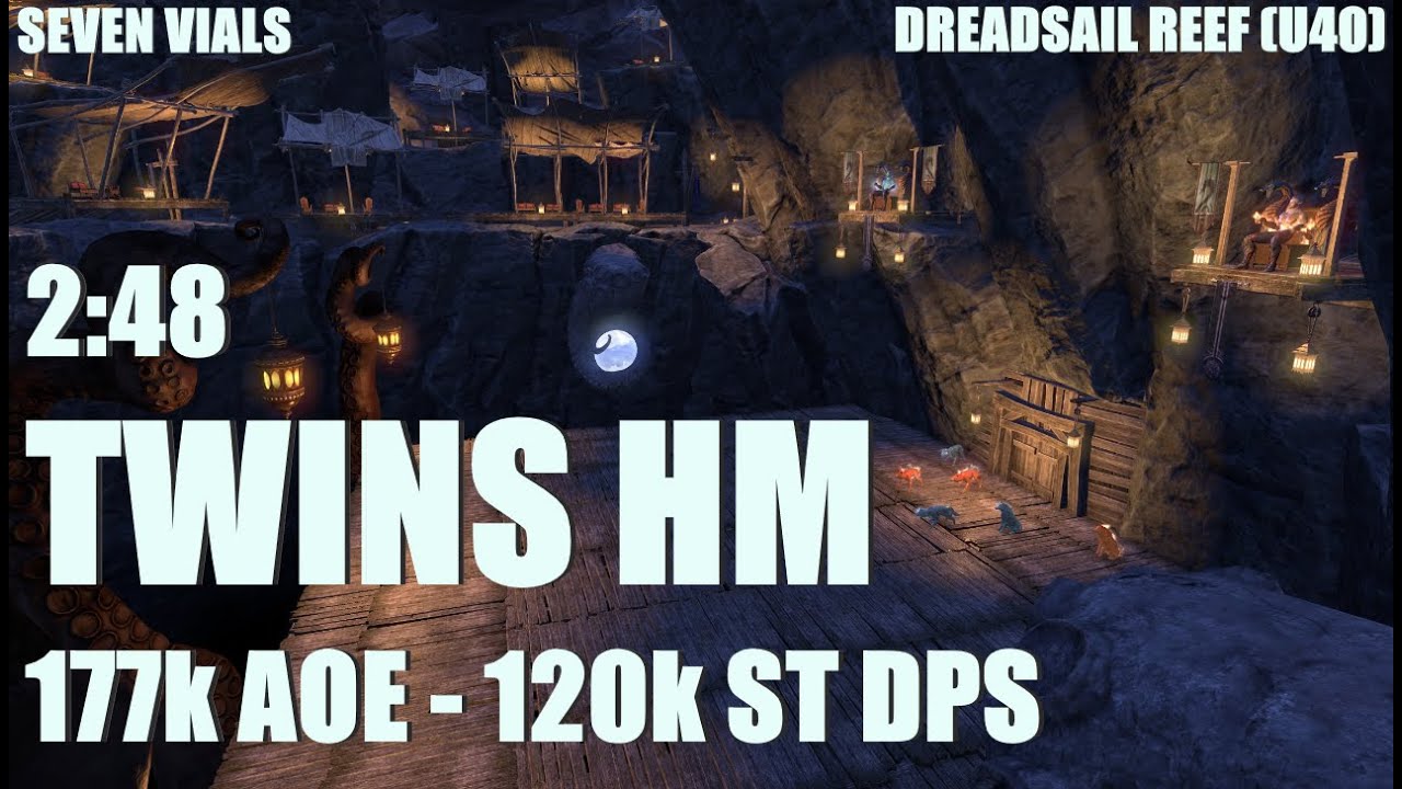 ESO - vDSR 177k DPS (120k ST) Lylanar and Turlassil Twins Hardmode ...