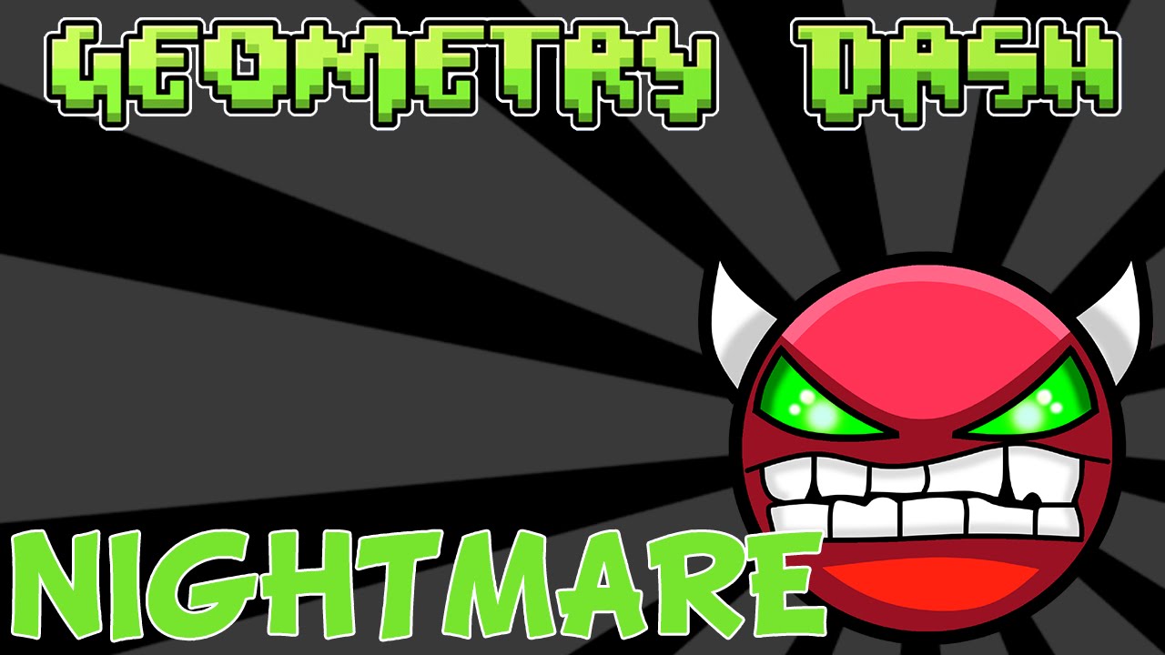 Geometry Dash Demon Level - The Nightmare (1080p 60fps) - YouTube