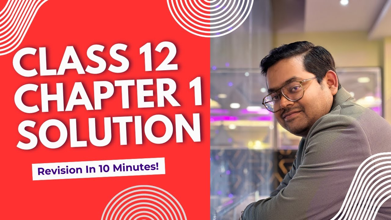 📚 Important Q&A from Solutions | Class 12 Chemistry | Board Exam 2025 ...