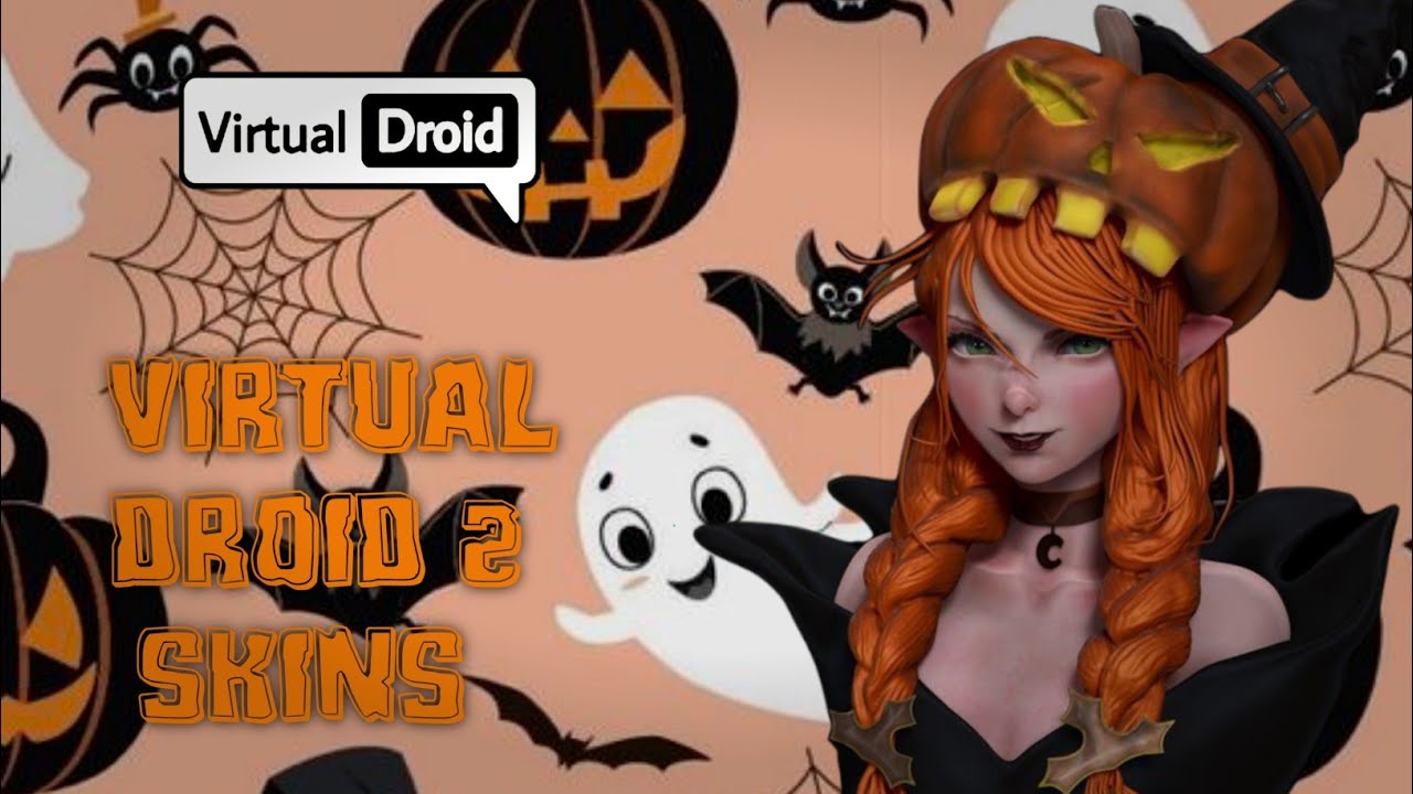 Virtual Droid 2 Skins | Halloween Witch Skin For Virtual Droid 2 ...