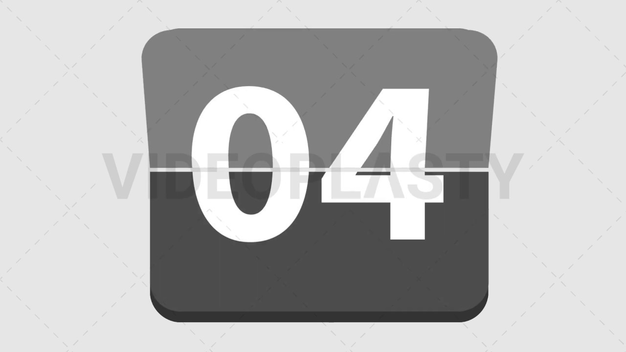 Flip Countdown Timer Stock Animation [MOV & GIF] - YouTube