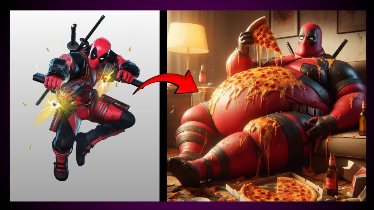Superhero fat eating pizza 🍕🔥 Marvel & DC #superhero #marvel #dc # ...