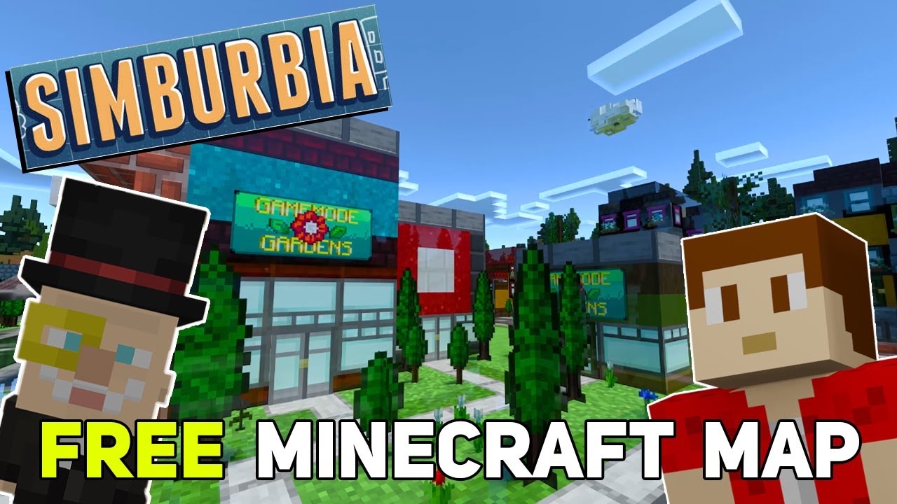 Welcome to My City!! | Minecraft Simburbia (Free Map) - YouTube