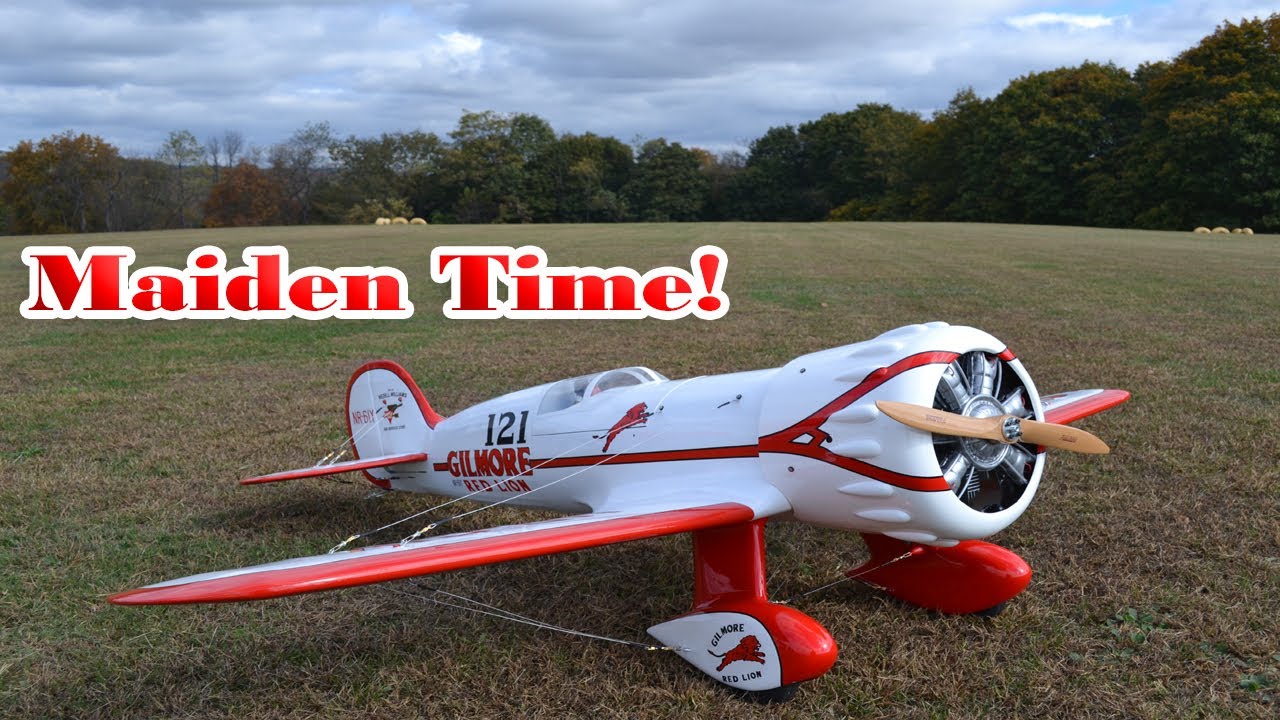 Maiden Flight and Thoughts, Seagull Models Gilmore Red Lion, 74 ...