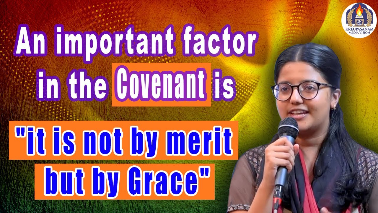 An important factor in the Covenant is "it is not by merit but by Grace" - YouTube