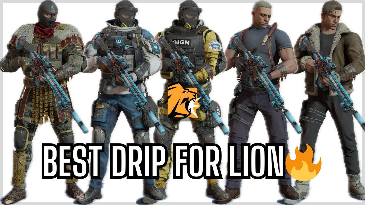 LION Elite Skin Combos X Ghost In The Shell Collab Bundle! Rainbow Six ...