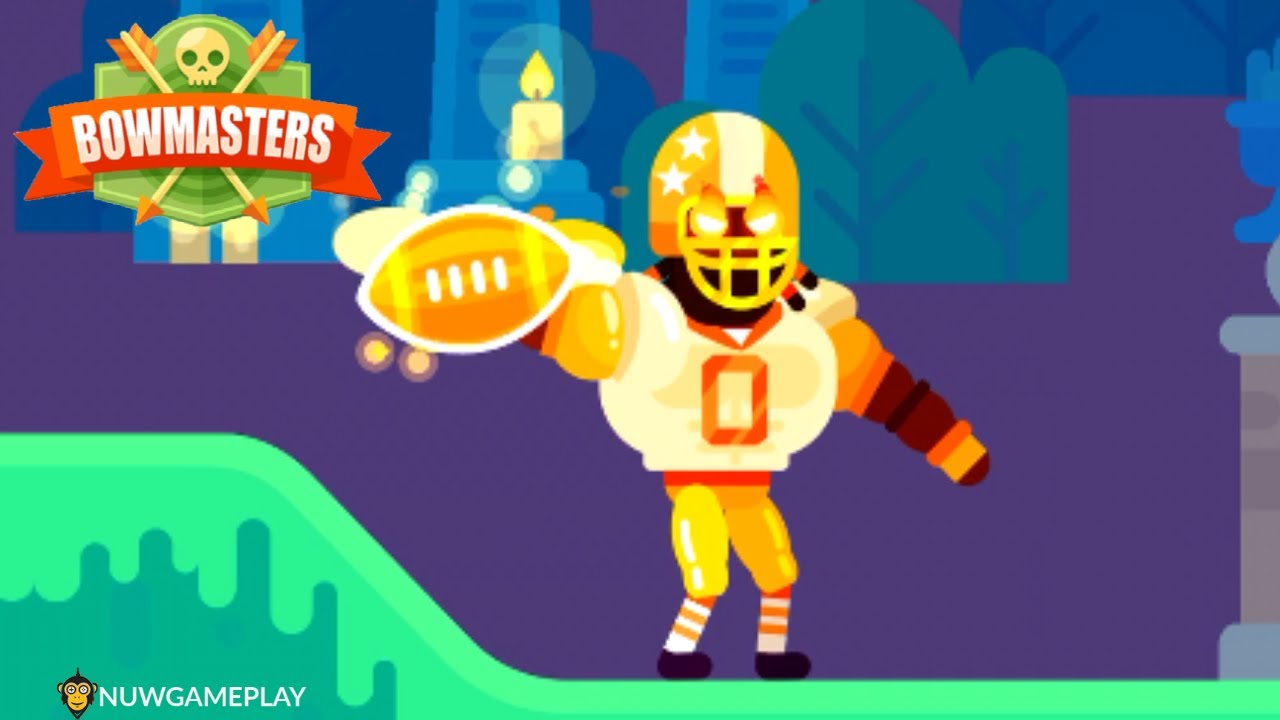 Bowmasters - Gameplay Walkthrough Part 1 - Mad Mike (iOS, Android ...