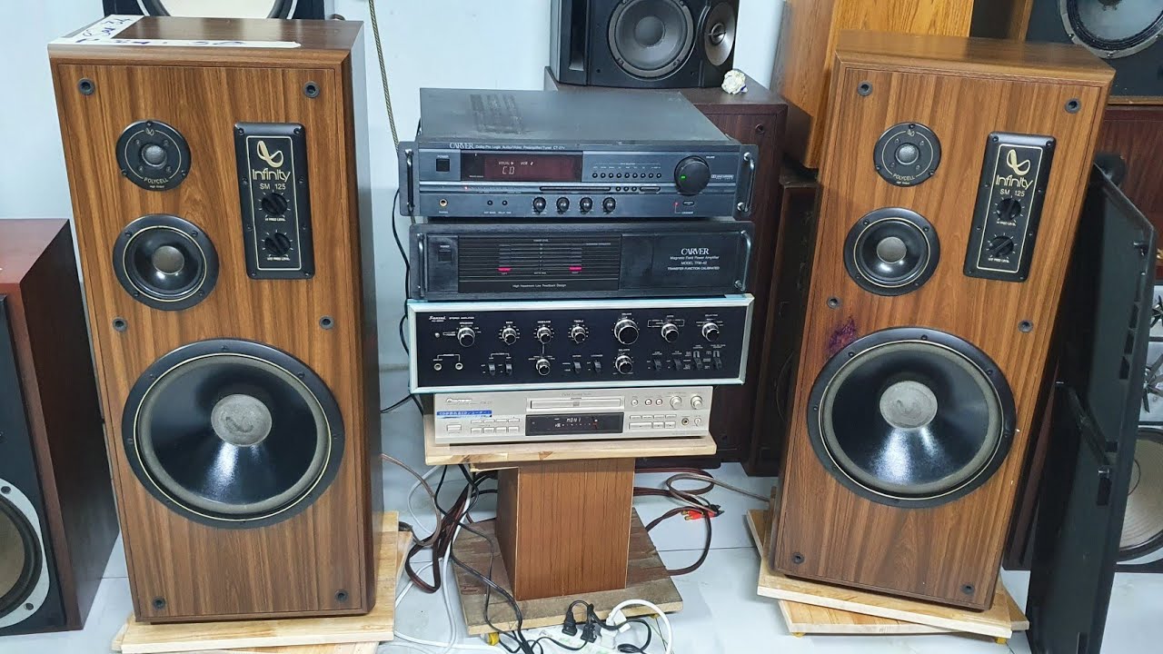 Loa Infinity SM 125.USA.Bass 30.Giá 12tr.POW CARVER TFM42.PRE CARVER CT ...