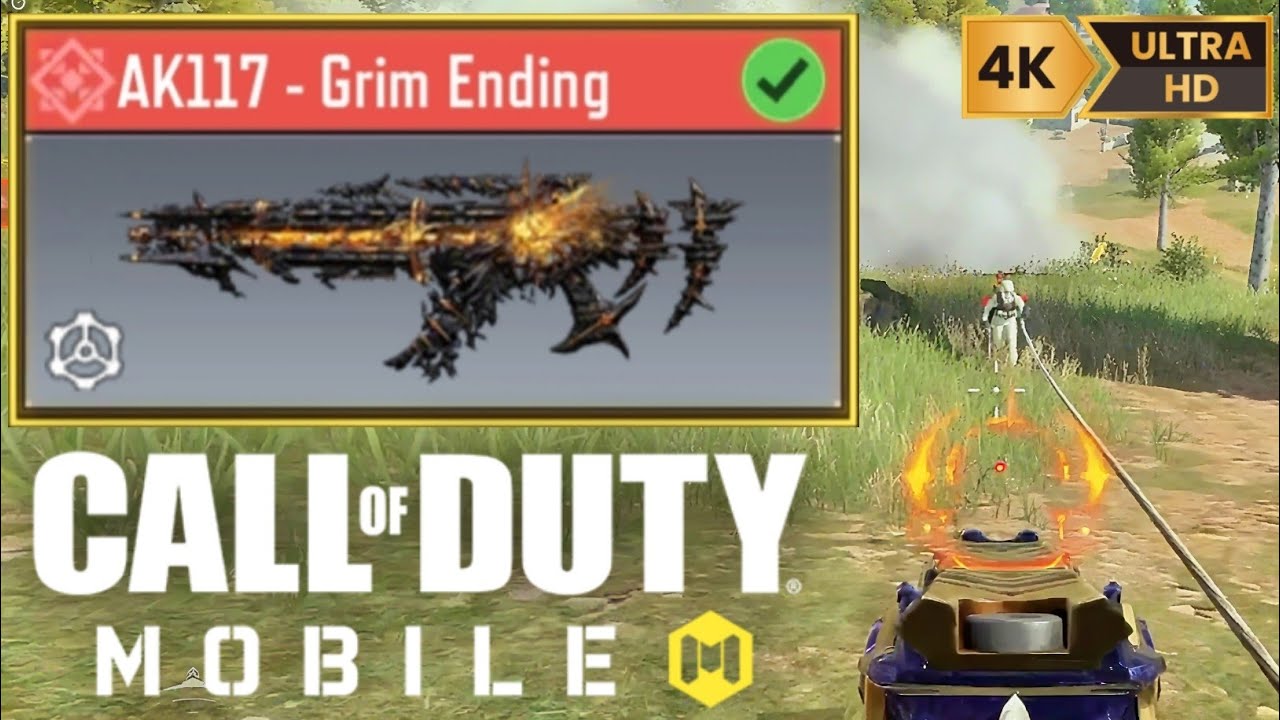 Mythic AK117 Grim Ending Gameplay in COD Mobile Battle Royale Legendary ...