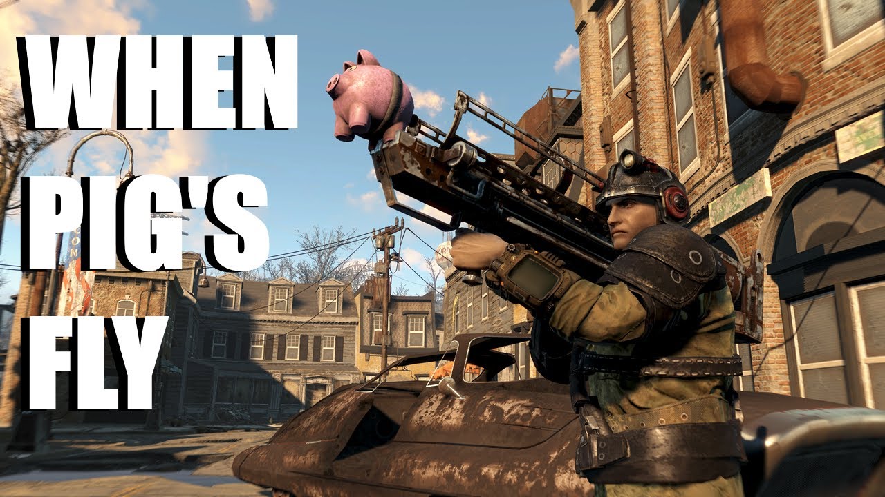 When Pig's Fly - Fallout 4 New Next Gen Update Quest - YouTube