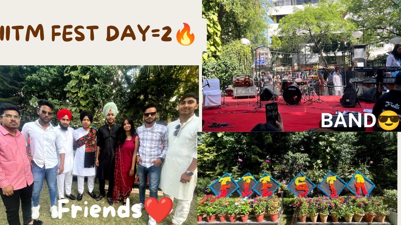 IITM FEST 2k23 //DAY=2🌸 // iitm janakpuri🎓 // VLOGGER PAJI🎬 // vlog#7 ...