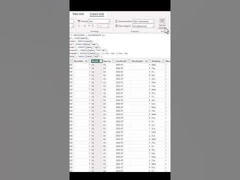 Custom SORT ORDER with sort by COLUMN in Power BI - YouTube