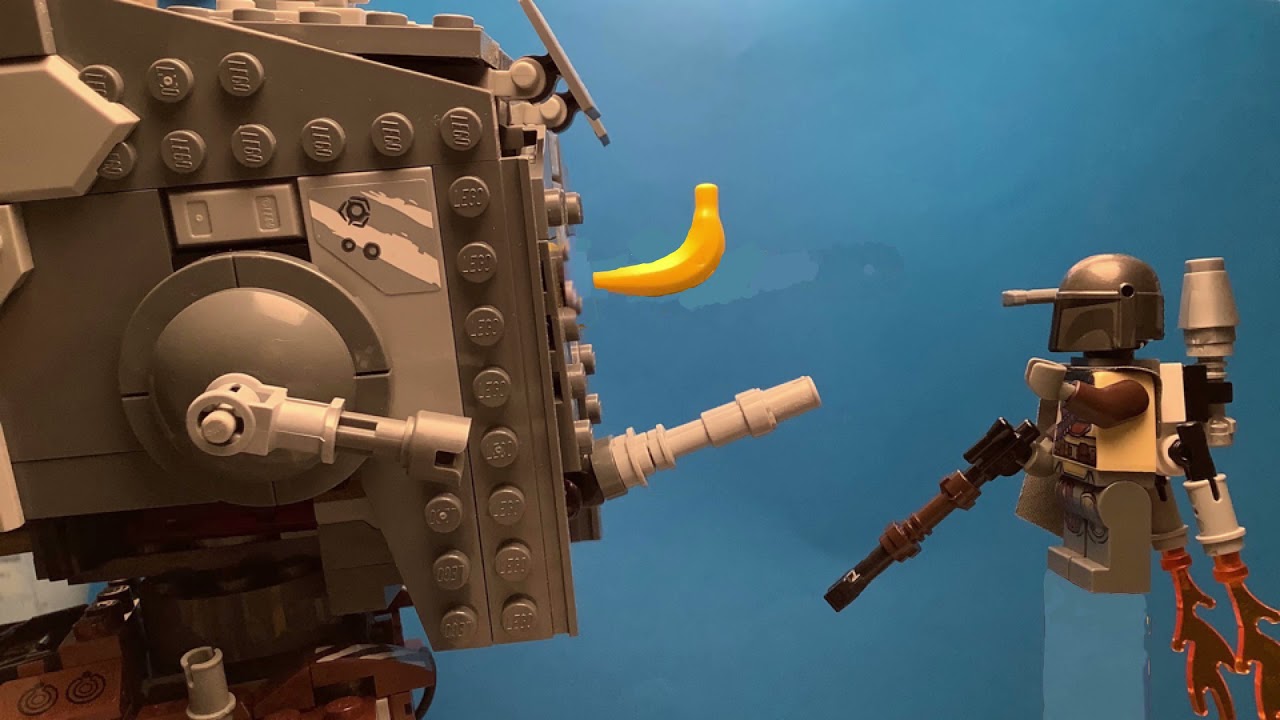 mando vs at-st (stopmontion #3) - YouTube