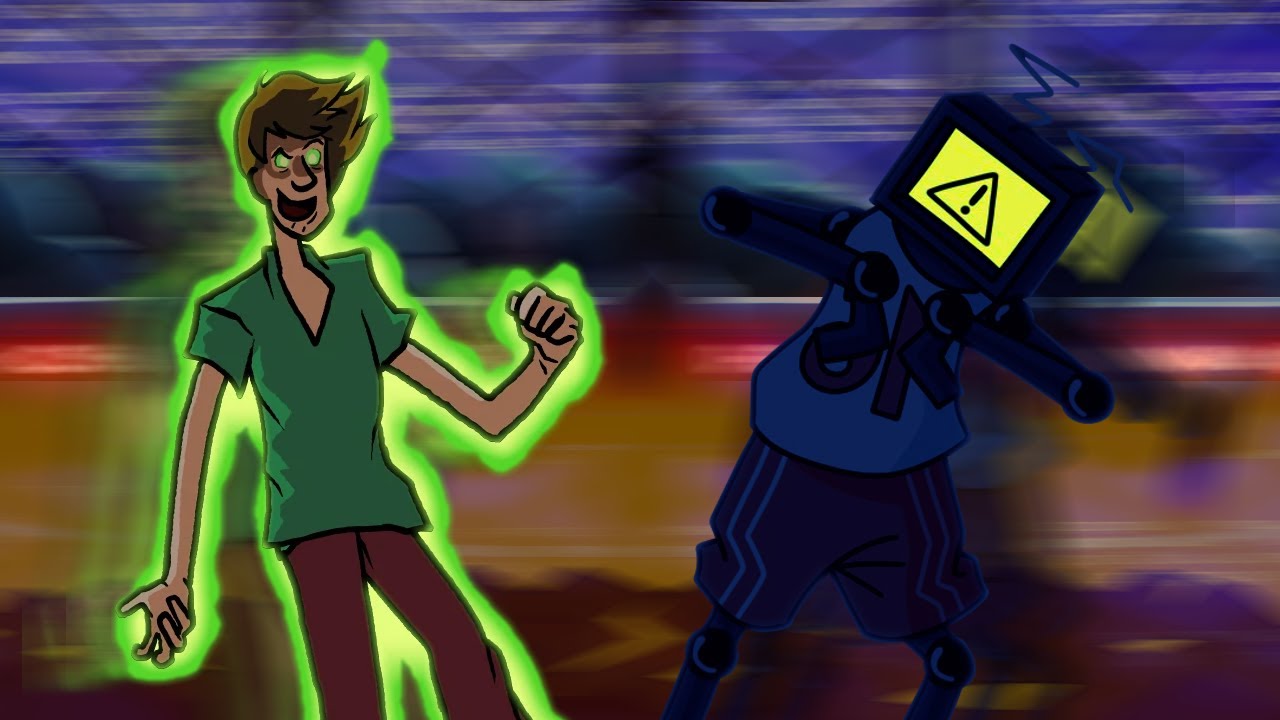 [FNF MASHUP REMAKE] ASTRAL CALAMITY X GLITCHER - WB SHAGGY VS IRIS HEX ...