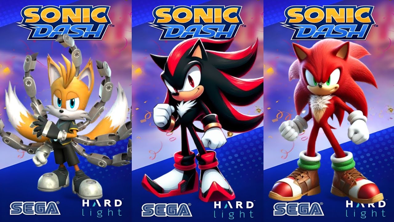 Tails Nine 🆚 Shadow 🆚 Knuckles Vs All Bosses Zazz Eggman All Characters ...