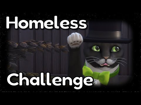 The Sims 4 Homeless Sim Challenge Part 8 New pet and new things 10-05 ...