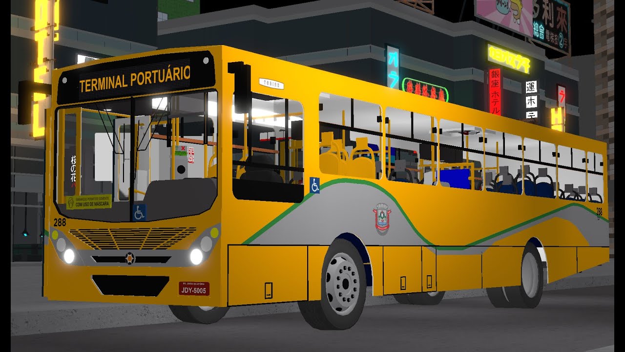 ROBLOX Buses: TCI 288 @ Downtown-Port Route (Admin Bus) - YouTube
