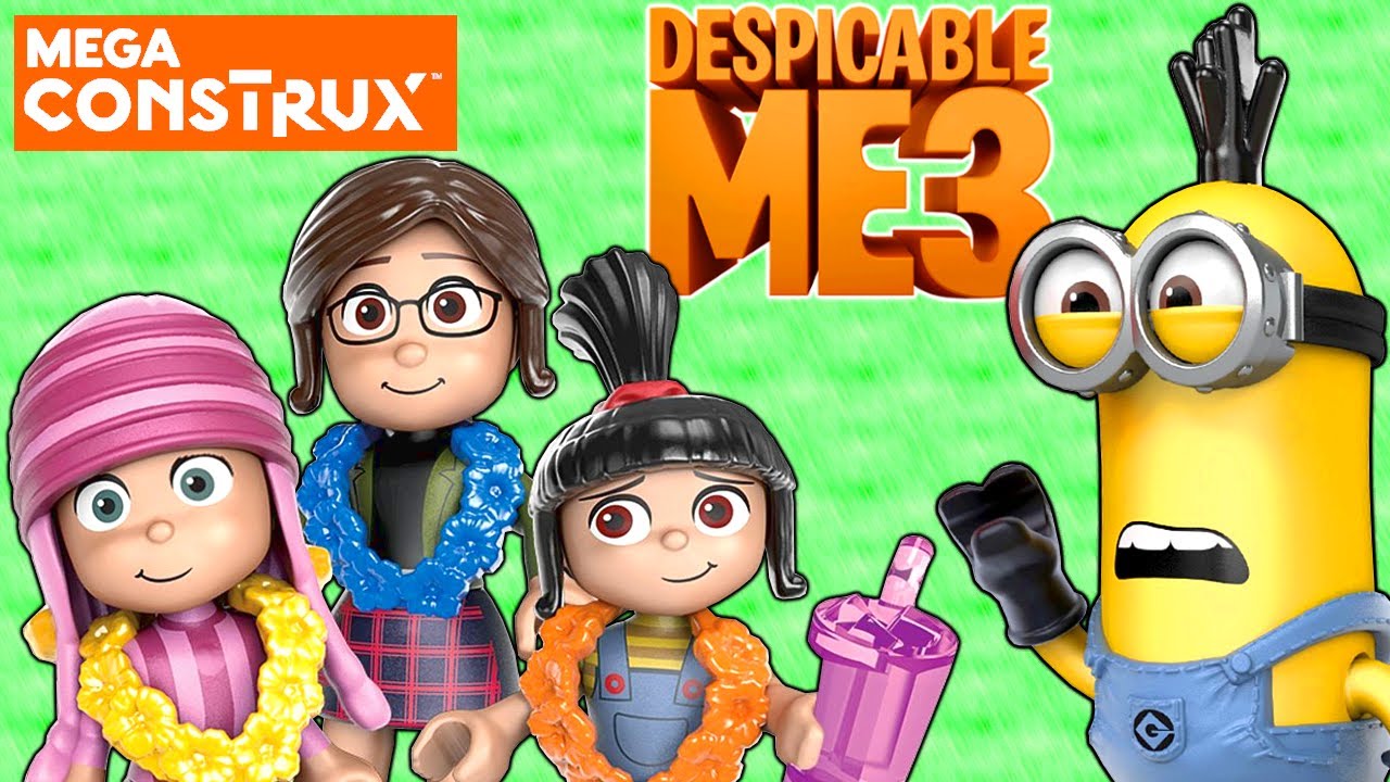 Despicable Me 3 Mega Construx Minions Review - BrickQueen - YouTube