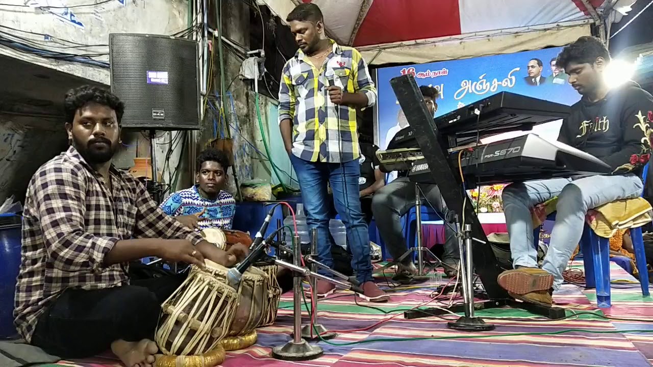 Pattinam pakkam gana rajesh anna jolly love song mersel dholak mukesh 😍 ...