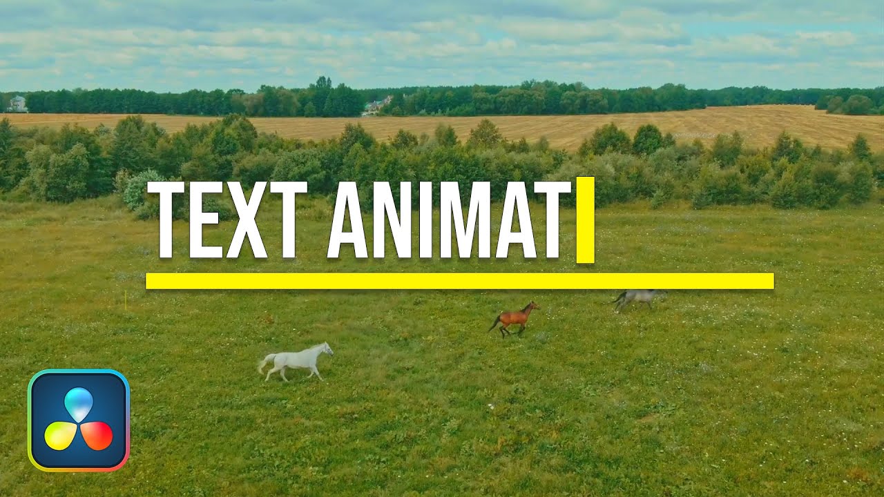 How to Add Text Animation In Davinci Resolve 17 - YouTube