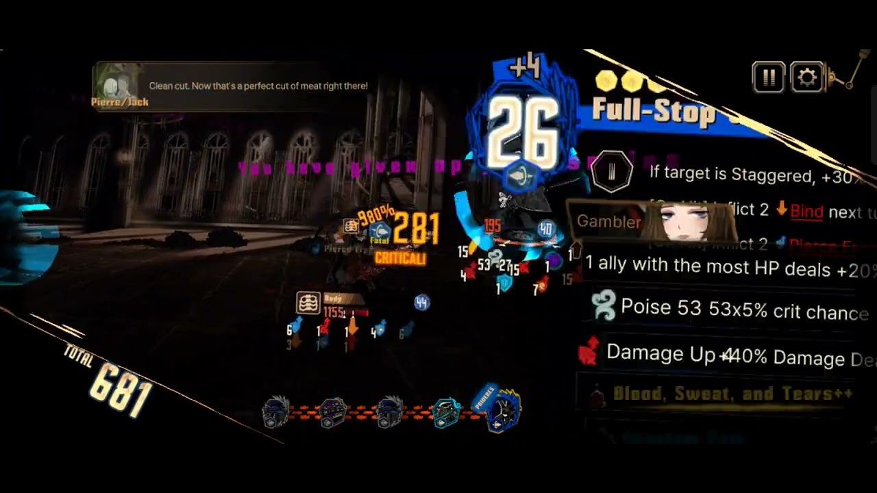 [Limbus Company] Full Stop Fixer big damage - YouTube