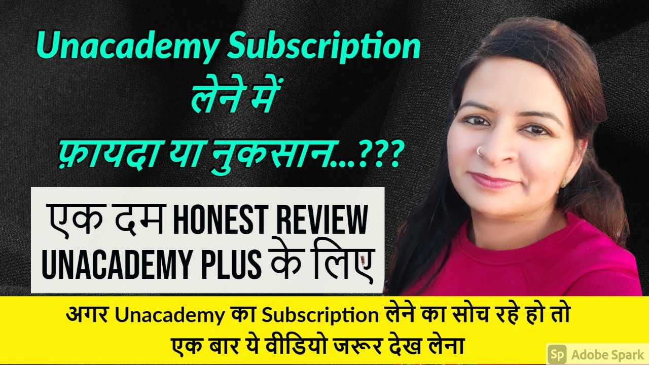 Honest Review about Unacademy Plus Subscription by Be Prepare for UGC ...