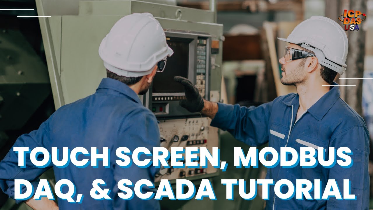 Touch Screen Plc Modbus Daq And Scada Tutorial Youtube